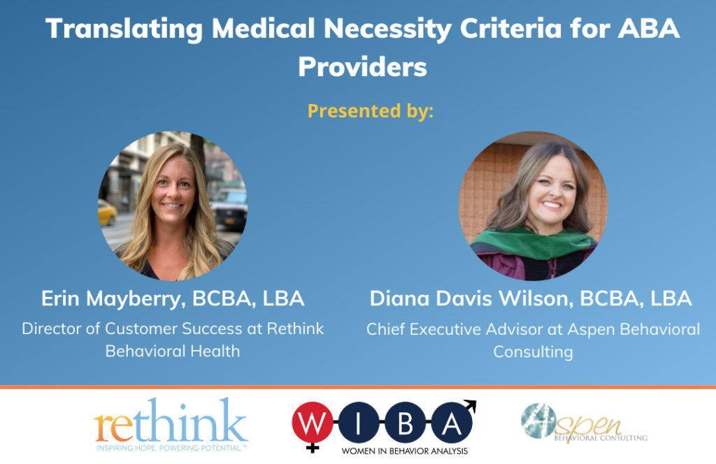 Resource Topic: Medical Necessity Criteria - RethinkFirst